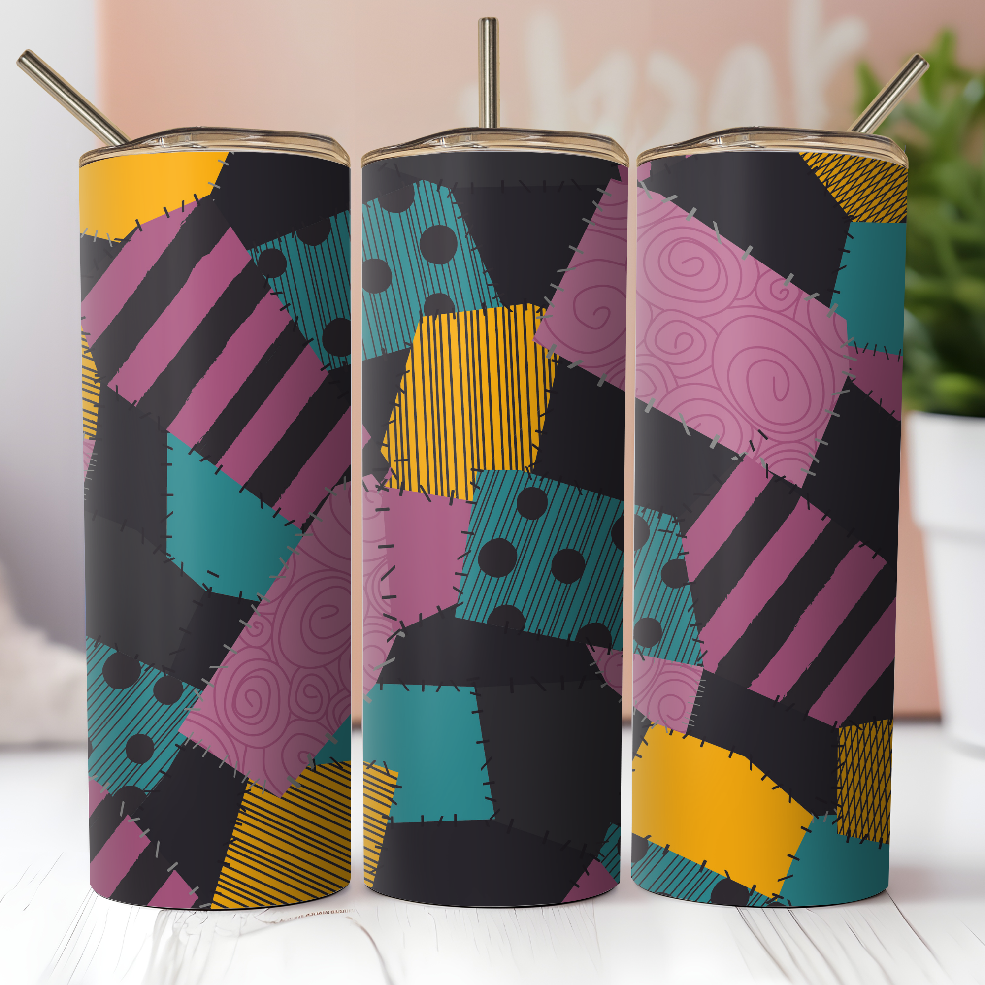 Sally pattern Tumbler – Lani V Design